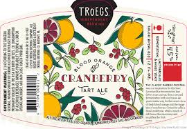 TROEGS CRANBERRY BLOOD ORANGE TART / 12 OZ CAN / 6PK | Rt 19 Beer and Toro